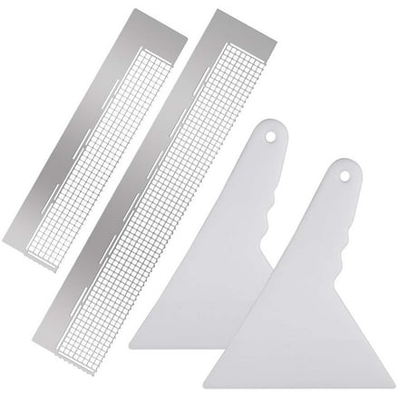 2 Pieces Diamond Painting Ruler Stainless Steel Diamond Mesh Ruler with ...