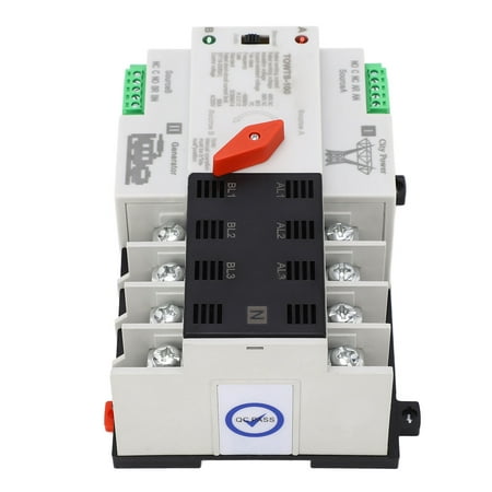4P Double Power Automatic Transfer Switch PC Shell Electrical Selector ...