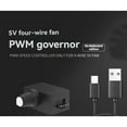 5V PWM Speed Controller 5V 4Pin PWM Fan Governor PWM Governor USB TYPE ...
