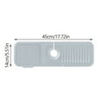 2025 Kitchen Guard Silicone Draining Pad Behind Faucet with Cleaning ...