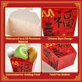 50 Sets Hibachi Party Supplies 16 oz Chinese Take Out Boxes with ...
