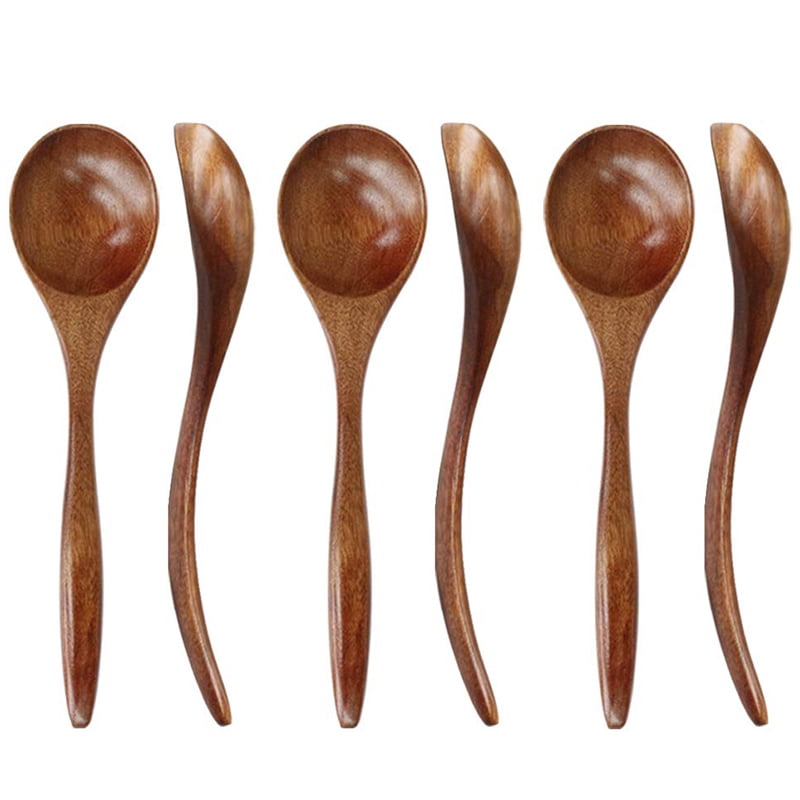 Click here for Unbranded Wooden Spoons For Eating  6 Pieces Natur... prices