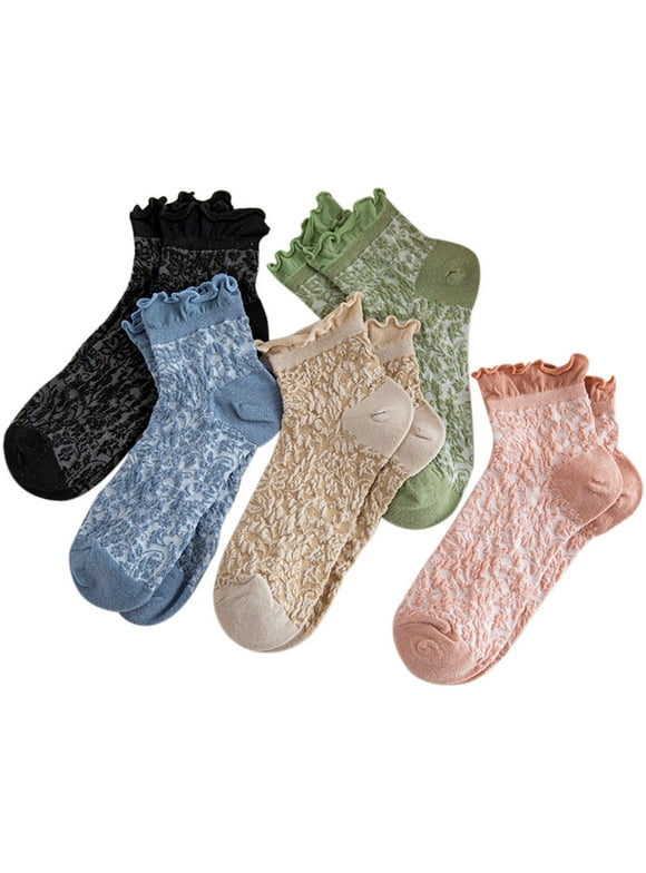 Ruffle Socks Women