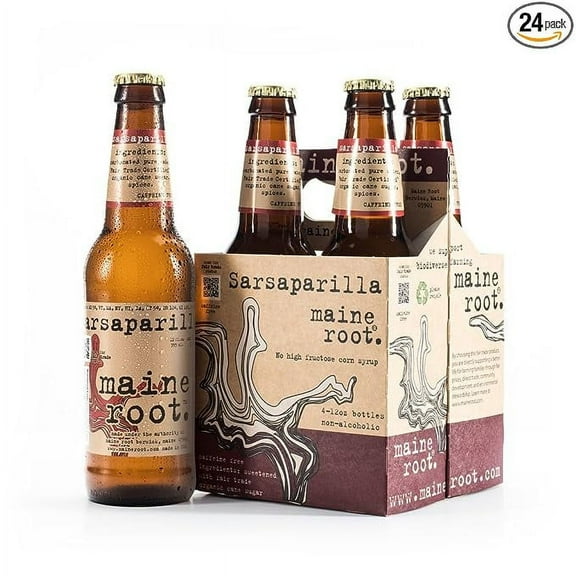 Maine Root Artisanal Root Beer Soda, Hand Crafted, 12 fl oz - Pack of ...