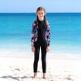 HSMQHJWE Kids Girls Wetsuit Full Body One Piece Zipper Neoprene Thermal ...
