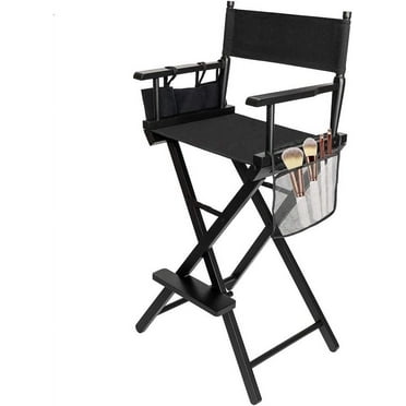 "Omysalon 31"" Director Chair, Folding Artist Makeup Chair with ...
