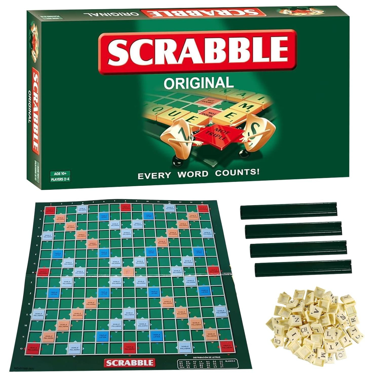 RocRow Juego Clasico de crucigramas Juegos de Mesa Scrabble ...