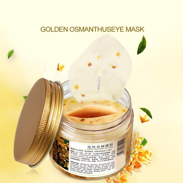 BIOAQUA Gold Osmanthus Eye Mask 80 Pcs/ Bottle Eye care Collagen gel ...