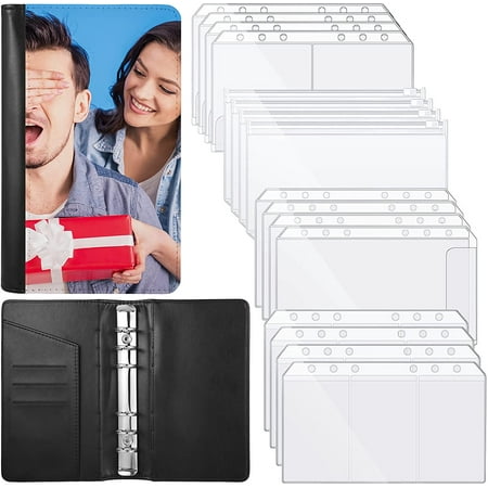 Sublimation PU Leather Binder Notebook 6 Ring Blank Binder Cover ...