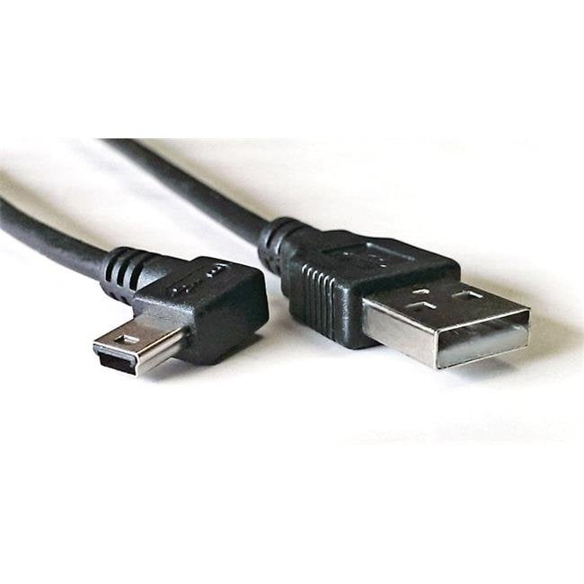 Works 22-101-02 USB Mini Left Angle Cable- 40 in. Long - Walmart.com