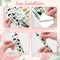 1 Set 12Pcs Plastic Rub on Transfer Stickers Waterproof Cup Wrap ...