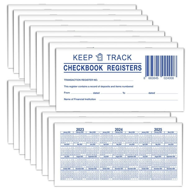 18 PcS Larger Lines check Registers for Personal checkbook - calendar ...