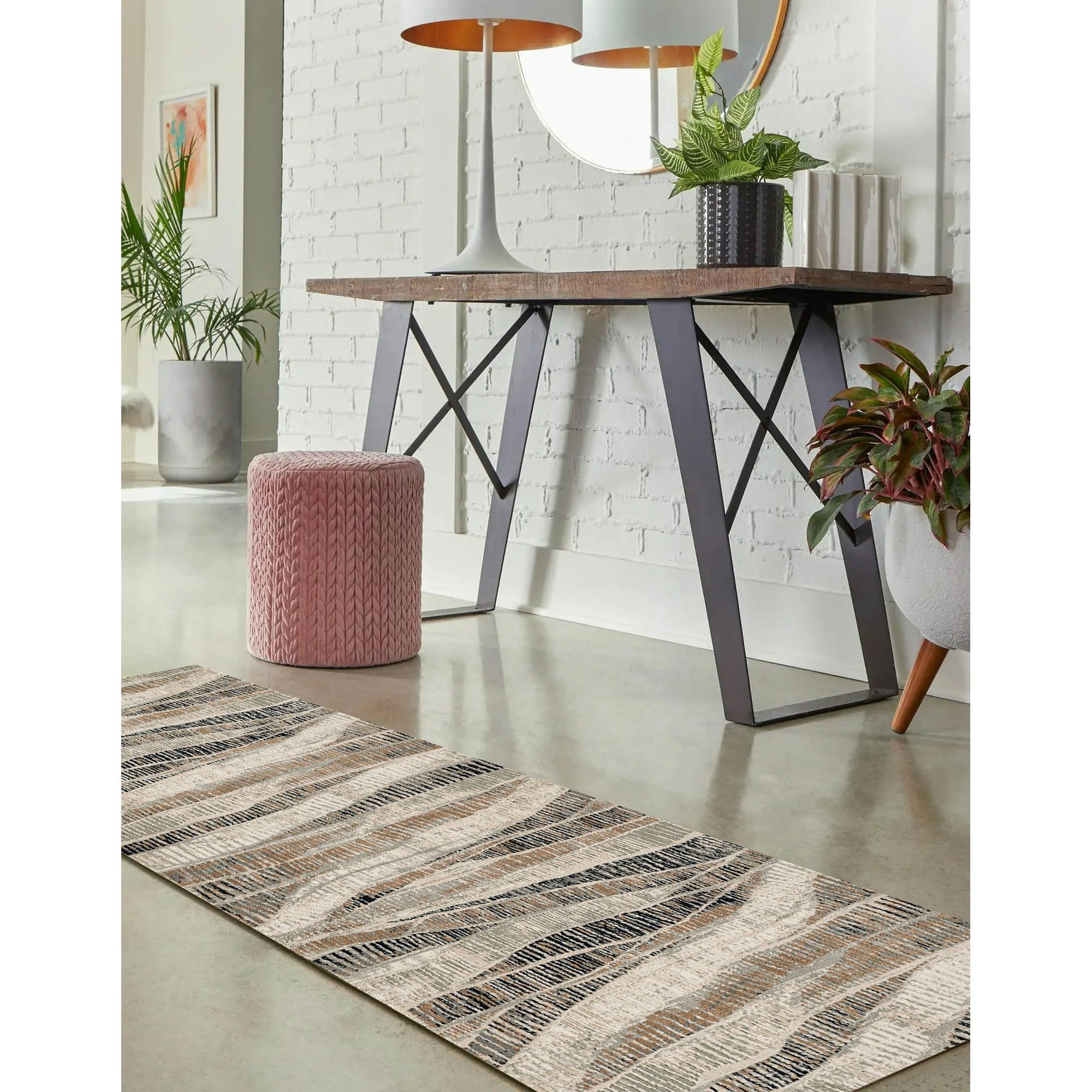 Ecarpet Briar Contemporary Runner Rug For Living Room  Bedroom  Dining Room  Entrance  Hallway And More. 2 Ft. X 8 Ft.