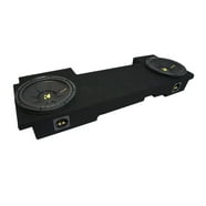 04-12 Chevy Colorado Crew Cab Truck Kicker CompVT CVT10 Dual 10" Sub Box 2 Ohm - Walmart.com