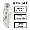 Delica 4 Signature Knife with 2.95" Saber-Ground VG-10 Steel Blade and ...