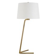 Coaster Modern Metal Table Lamp with White Frosted Shades in Silver ...