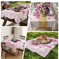 Graduation Cap Flowers Roses Table Cloth 60x60in, Waterproof Square ...