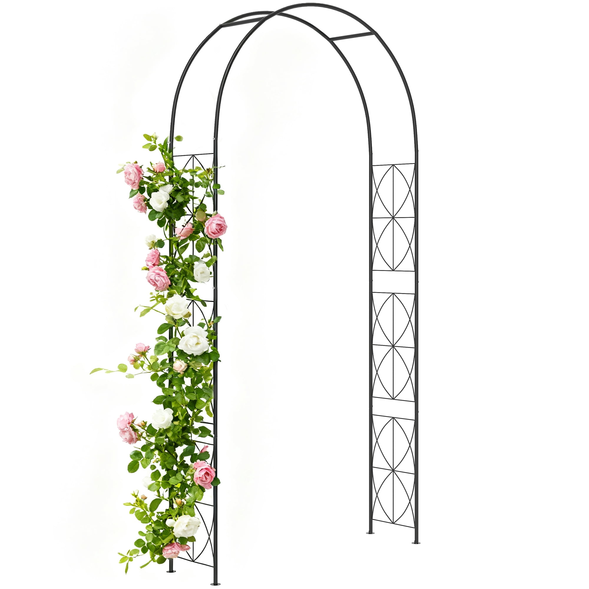 Click here for Outsunny 7.5ft Vintage Garden Arch  Patio Arbor Me... prices