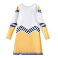 Byoo Little Girls Cheerleader Uniform Dress Colorblock Polyester Fitted ...