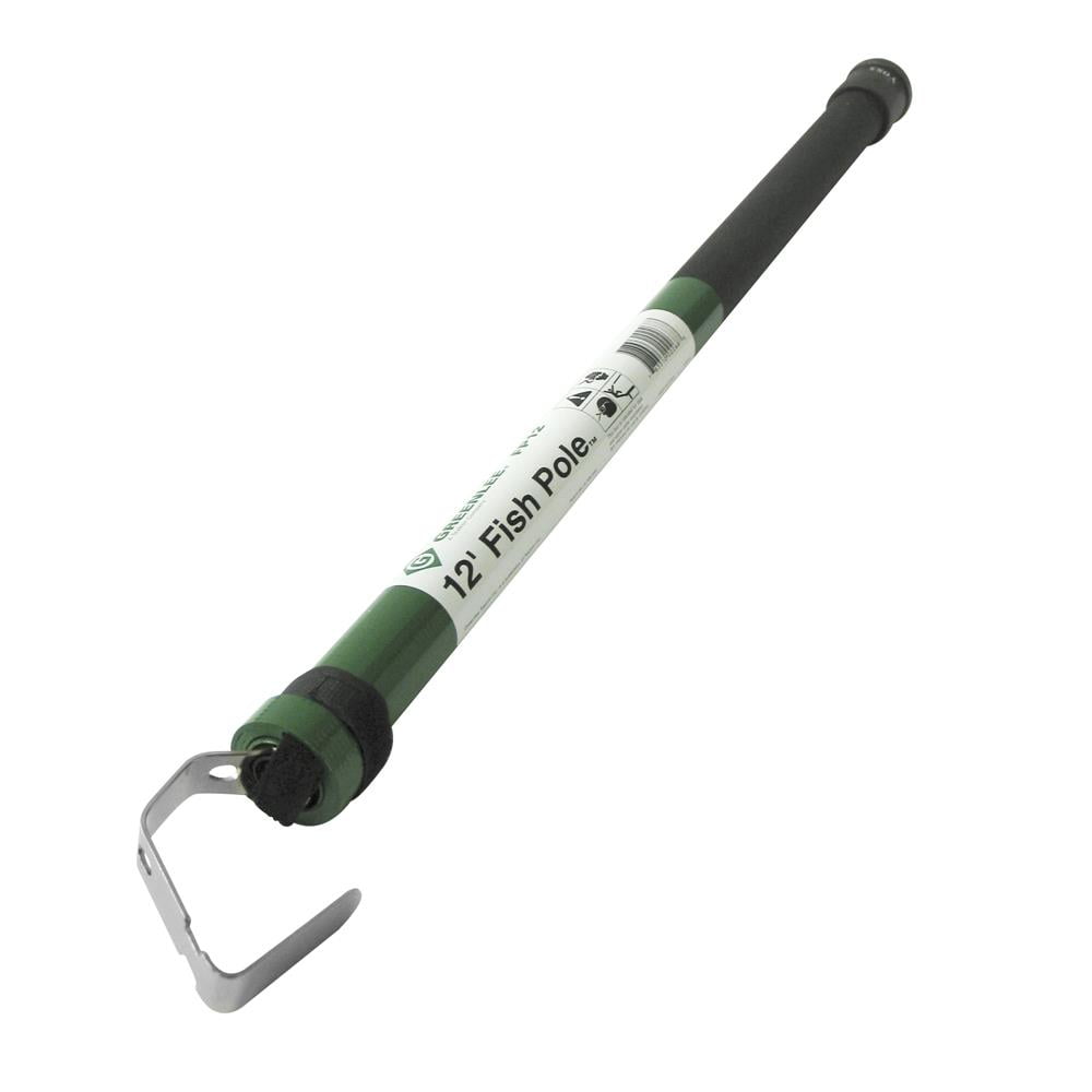 "Greenlee Telescoping Fish Stick,12 ft,Fiberglass FP12" - Walmart.com