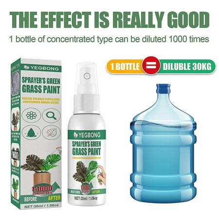 Green Lawn Spray Ready-to-use Grass Paint Ultra-fast Application For ...
