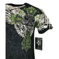 XTREME COUTURE by AFFLICTION Men's T-Shirt LONG VIEW Biker WINGS MMA ...