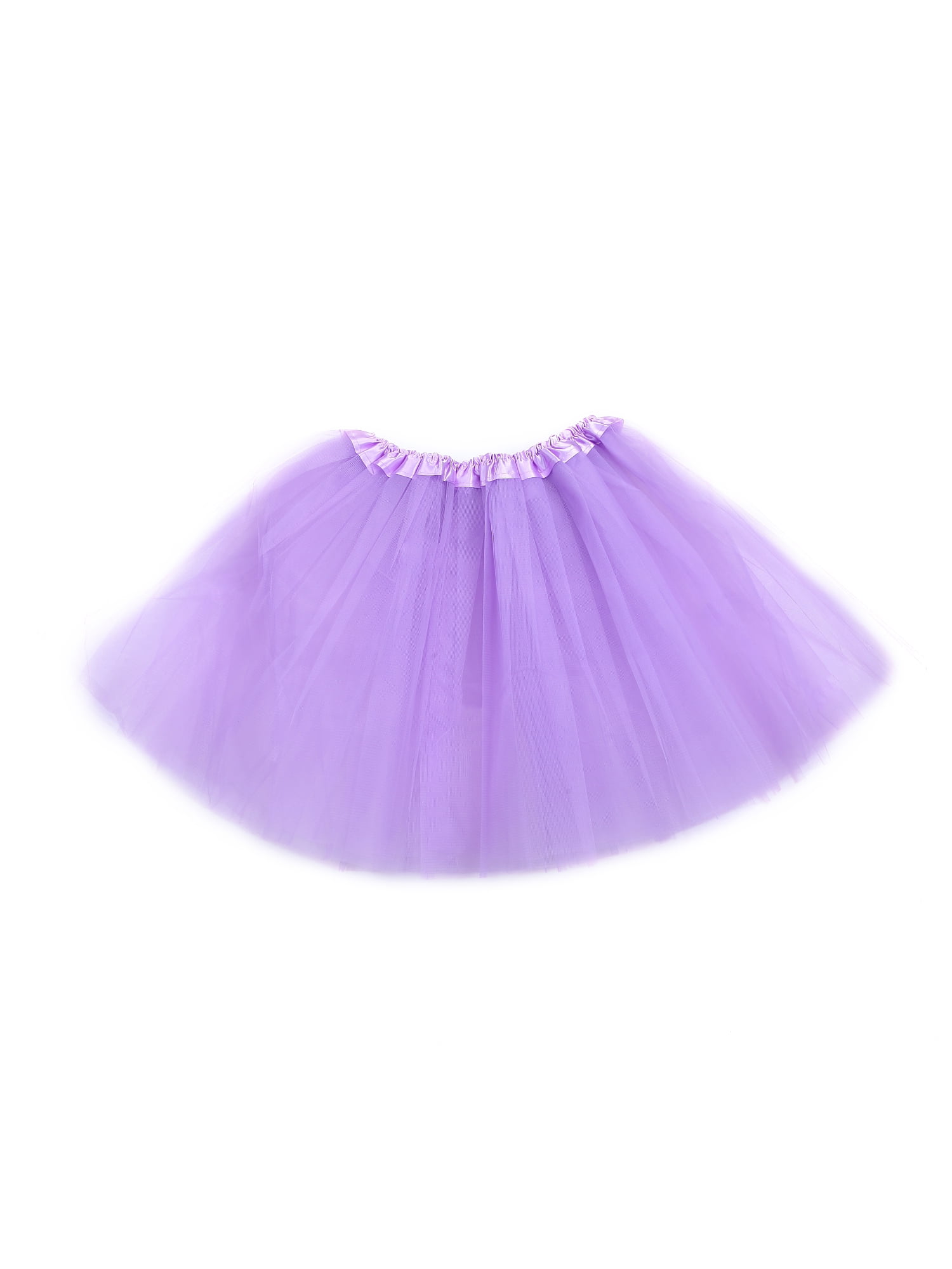 Women's Colorful Tulle Tutu Skirt Mesh Dance Dress Cute Sweet 3 Layer ...