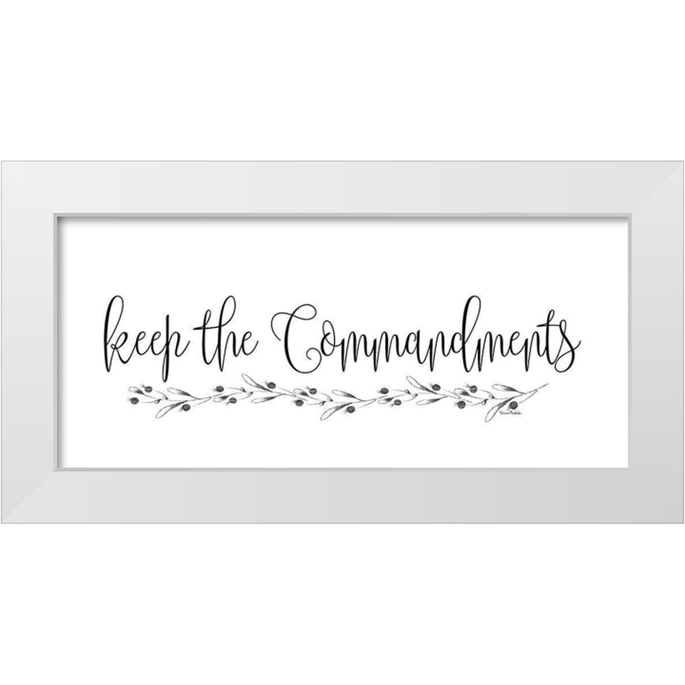 Murdock, Ramona 24x13 White Modern Wood Framed Museum Art Print Titled ...