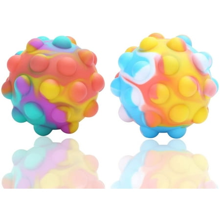 3D Pop It Ball Fidget Toys, Sensory Toys for Autistic Children Squishy ...