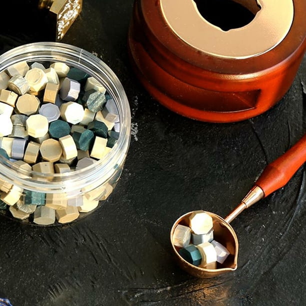 Tarera de oleada de olla Cuchara de cera Tarjeta de felicitación Wax ...