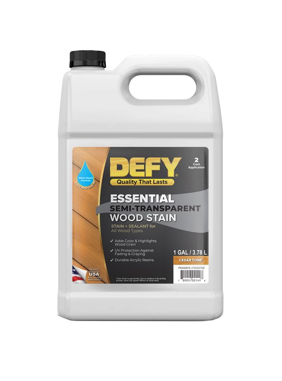 DEFY Wood Stain Wood Stains, Coatings & Finishes in Paint - Walmart.com