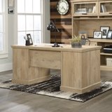 Sauder Aspen Post Engineered Wood Executive Desk in Prime Oak - Walmart.com
