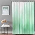 Bathroom Shower Curtain Minimalist Green Background Waterproof Shower ...
