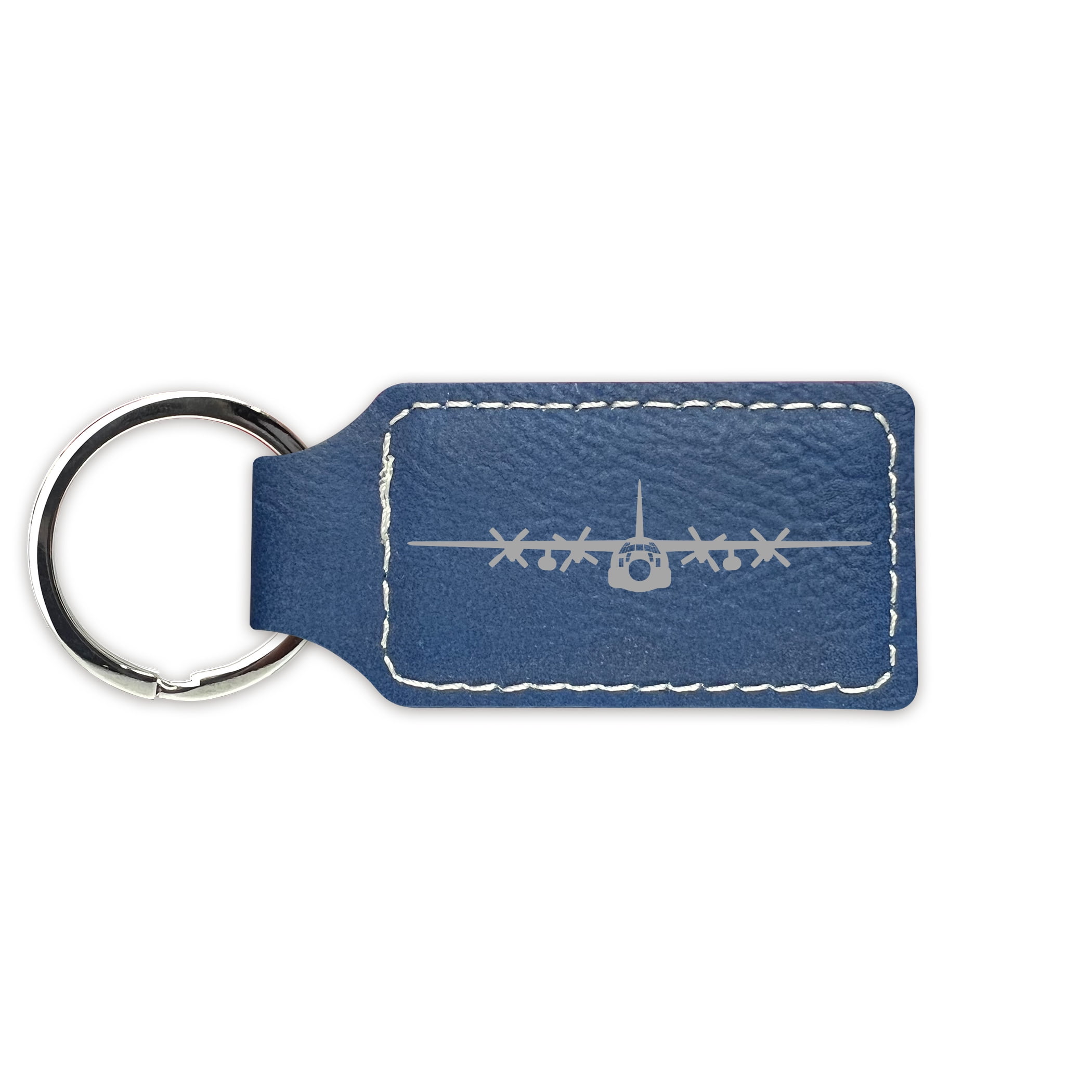 C-130 Hercules Keychain Leatherette Rectangle - Laser Engraved - Many ...