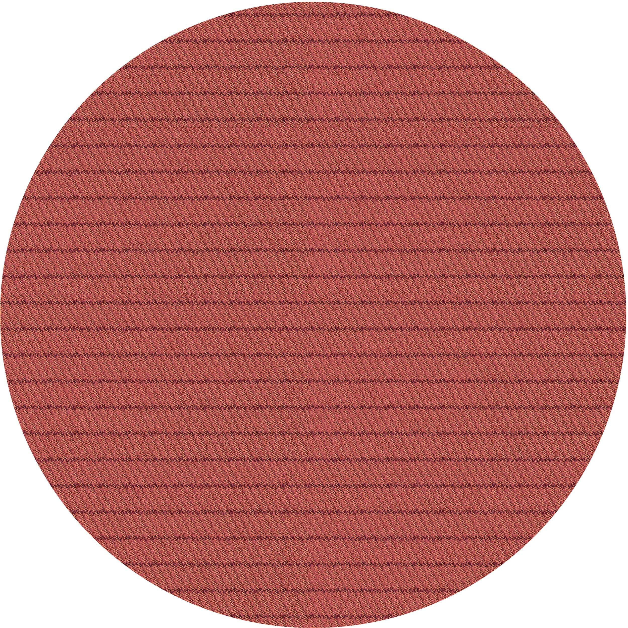 Ahgly Company Machine Washable Indoor Round Transitional Bright Orange ...