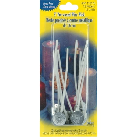 Pre-Waxed Wire Wicks W/Clips 3" 12/Pkg- - Walmart.ca