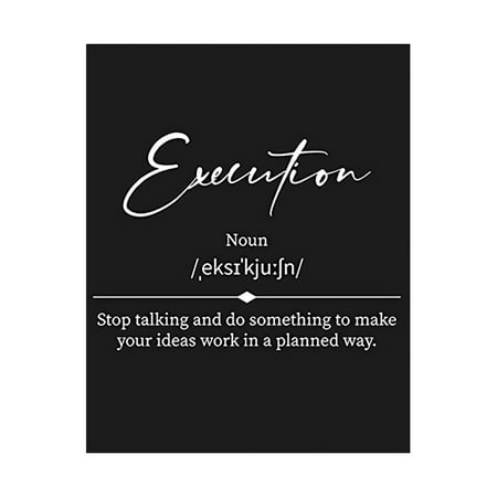 Black White Letters Posters Paper Wall Art Motivational Home Decoration Painting Inspiring ...