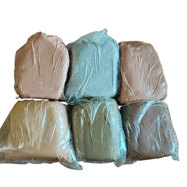 Barro Kit 6 Colores Amasado 1 kg cada Barro. | Walmart en línea