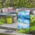 Abstract Waves Garden Flag 28x40 Inch Ocean Beach Spray Surrealism ...