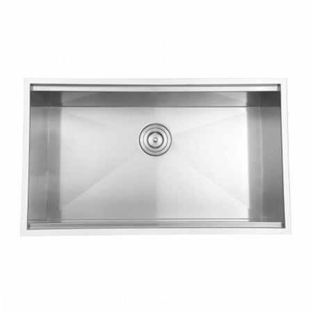 Ruvati RVH8300 Undermount 16 Gauge 32 in. Kitchen Sink Single Bowl ...