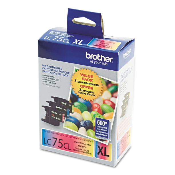 Brother Genuine LC753PKS High-Yield Printer Ink Cartridges, Cyan ...