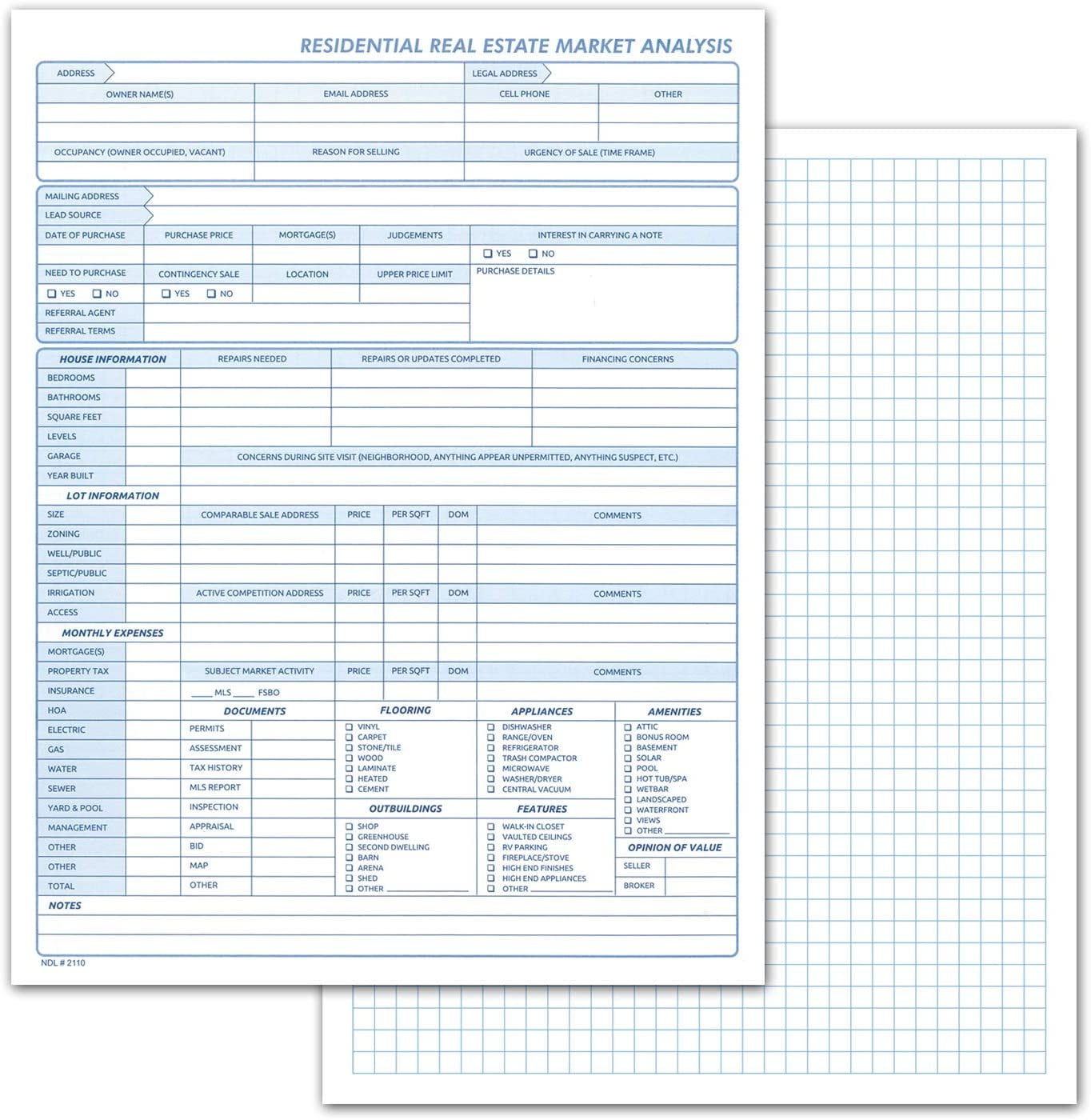 Residential Transaction and Grid Log Book, Solid Tool for Agents to ...