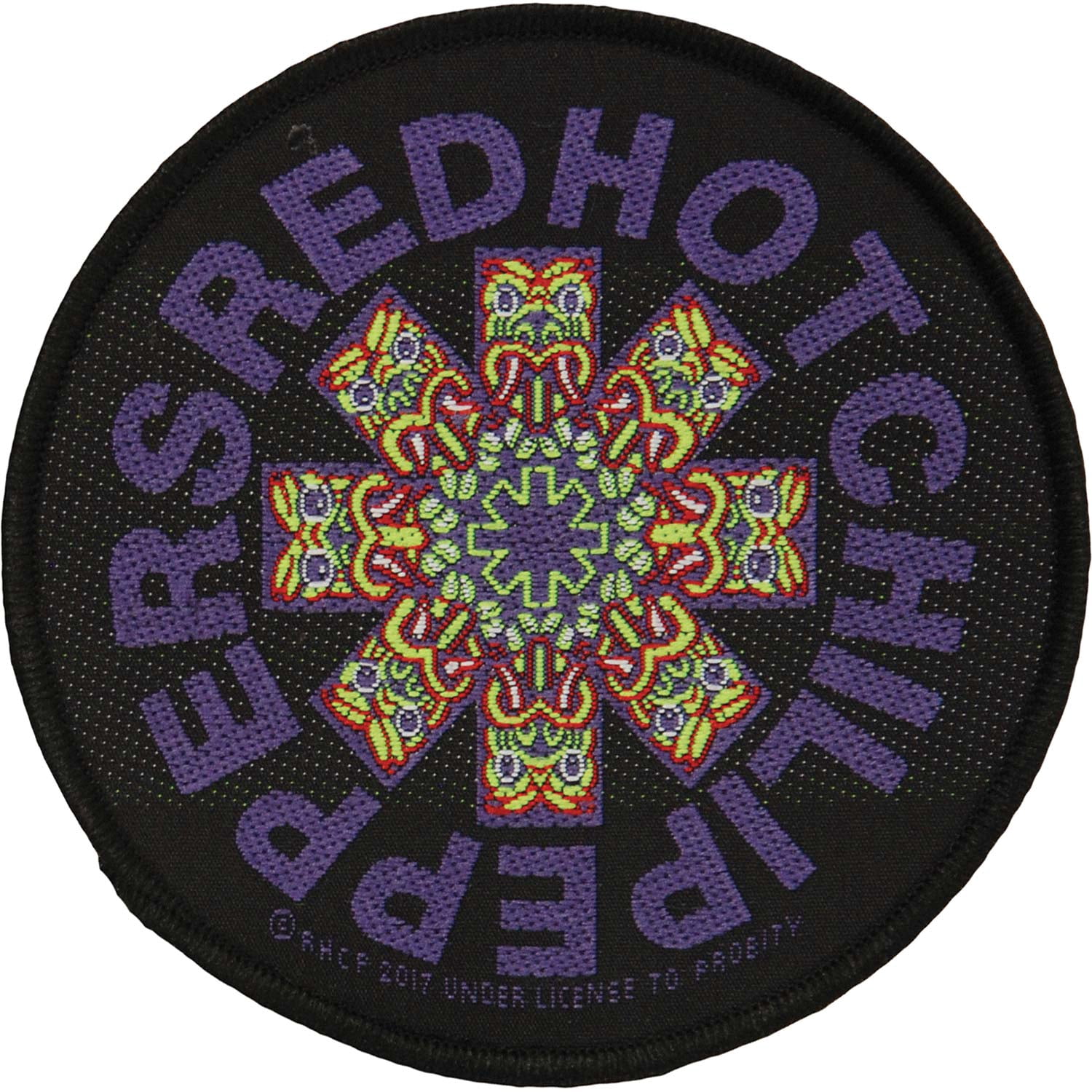 Red Hot Chili Peppers Men's Totem Woven Patch Black - Walmart.com