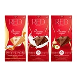 RED Chocolate 6 Bar Variety Pack - Milk, Dark, Extra Dark, White ...