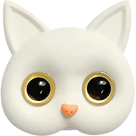 Phone Grip Holder 3d Cute Kitten Phone Holder With Mini Mirror 2 In 1 ...