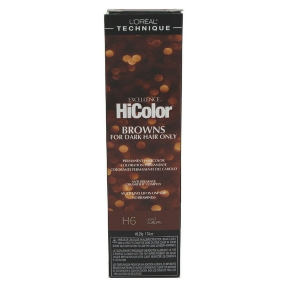 L'Oreal Excellence HiColor Deep Auburn Red, 1.74 Oz - Walmart.com