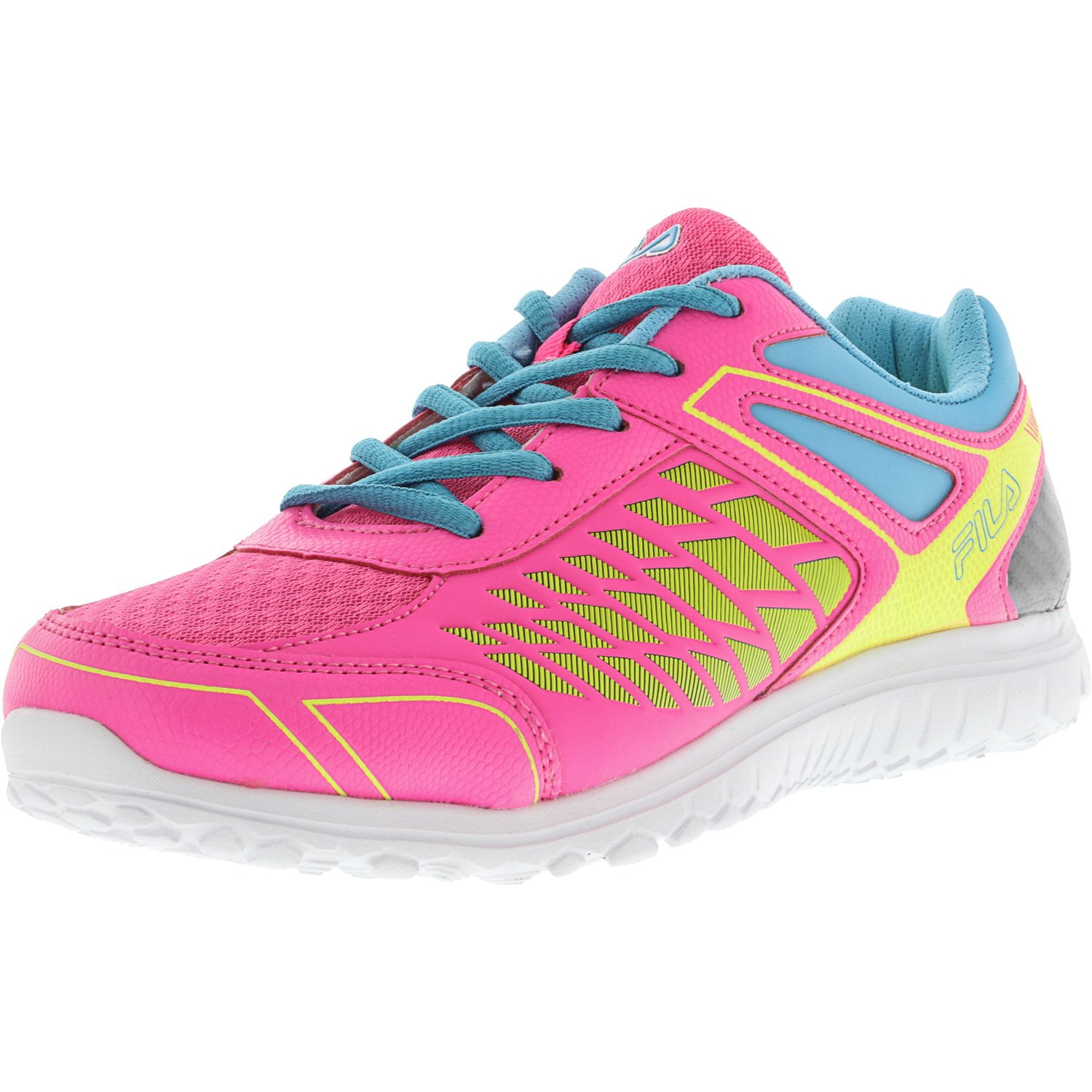 Fila Girl's Lightning Strike Knockout Pink / Safety Yellow Blue Atomic ...