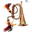 Solid Copper & Brass Bugle| US Military Cavalry Horn | Musical ...