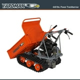 YARDMAX YD8203 Track Barrow 4.0 Cu ft/660 lb Capacity steel Wheelbarrow ...