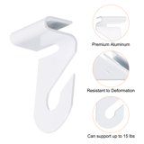 Uxcell 12 Pair Drop Ceiling Hooks 1" W Metal T-Bar Track Clip Suspended ...